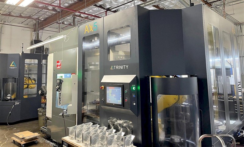 Haas UMC-750 5-Axis Trinity AX-55 Pallet APS 2019 with: Fanuc Robot ...