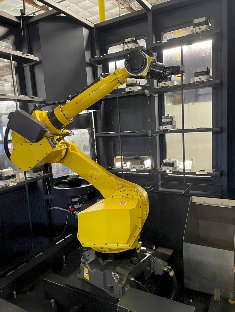 Haas UMC-750 5-Axis Trinity AX-55 Pallet APS 2019 with: Fanuc Robot ...