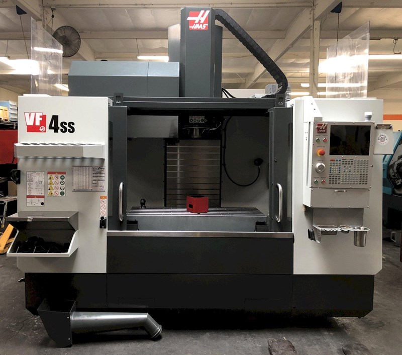 Haas VF-4SS Vertical Machining Center 2022 equipped with Renishaw ...