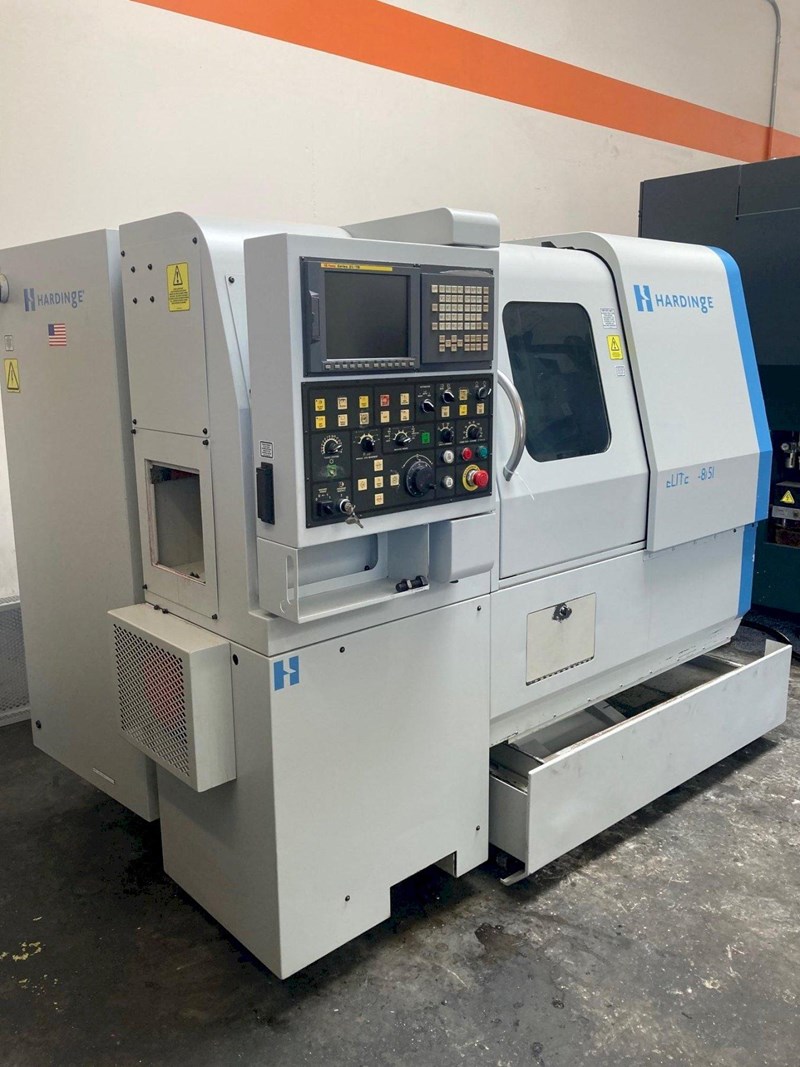 Hardinge Elite II-8/51 CNC Lathe with: Fanuc 21i-TB CNC Control, 8 ...