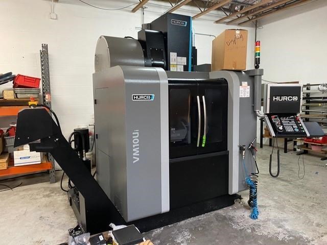 Hurco VM10Ui 5-Axis Integrated Trunnion Machining Center equipped with Tooling, Coolant Tank ...
