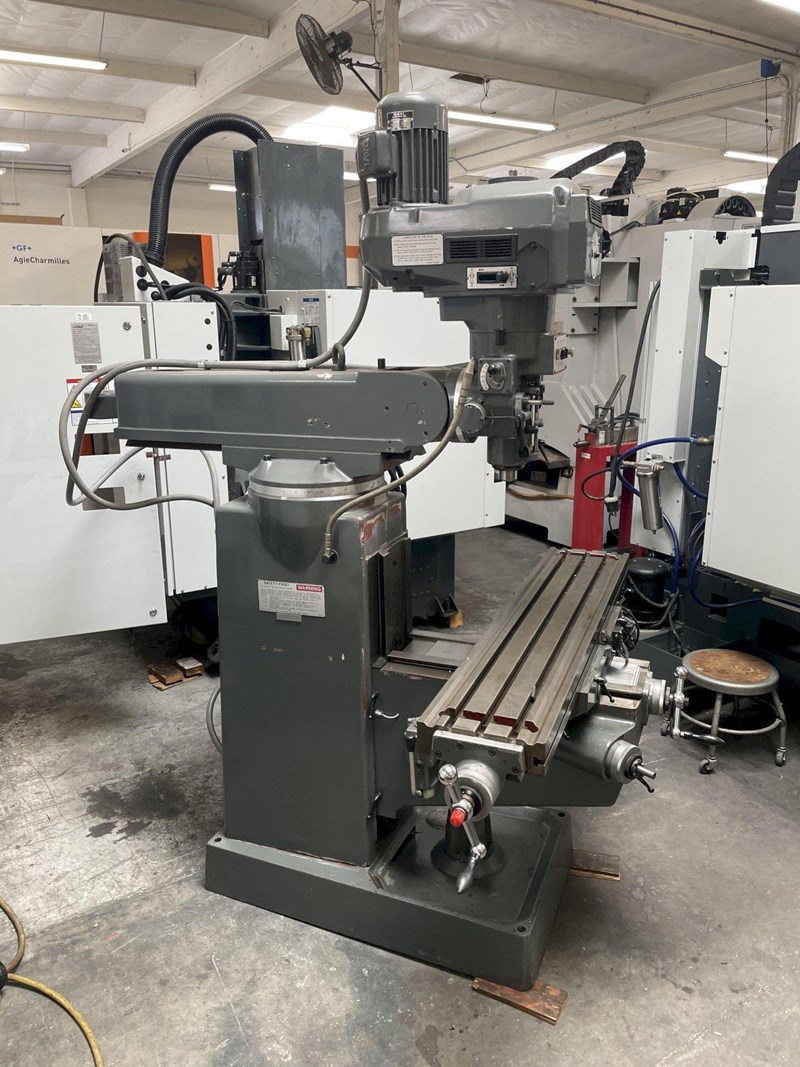 Lagun FTV-2 Vertical Knee Mill 10" x 50" Table, Vari Speed, Servo Power ...