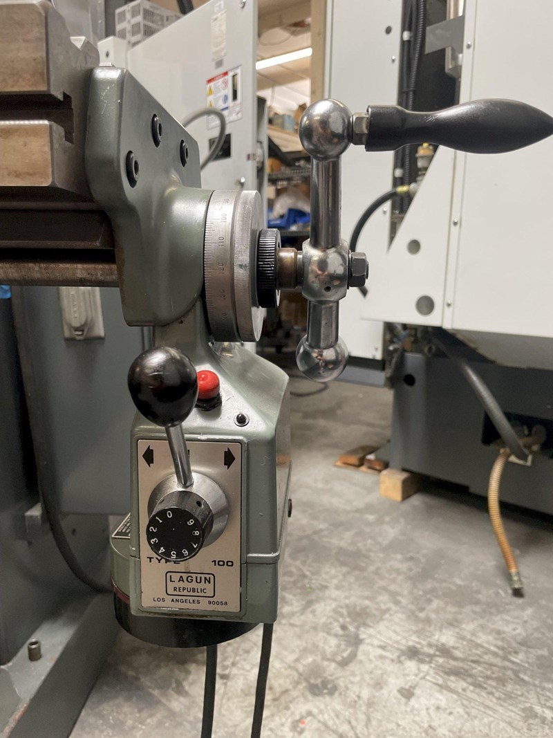 Lagun FTV-2 Vertical Knee Mill 10" x 50" Table, Vari Speed, Servo Power ...