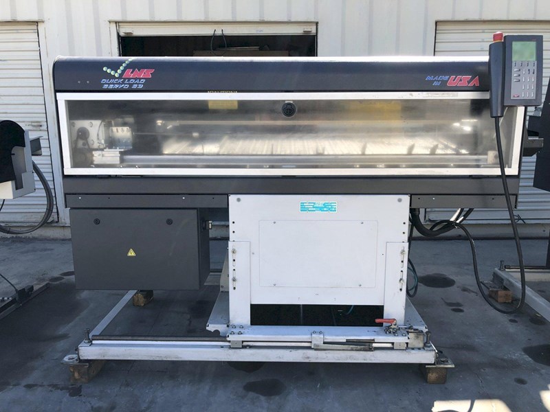LNS Quick Load Servo S3 Magazine Bar Loader with: 63" Bar Length and 15 ...