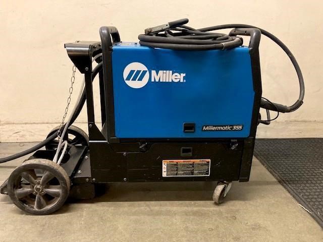 Miller Millermatic 355 MIG/Pulsed MIG Welder equipped with Spool Gun ...
