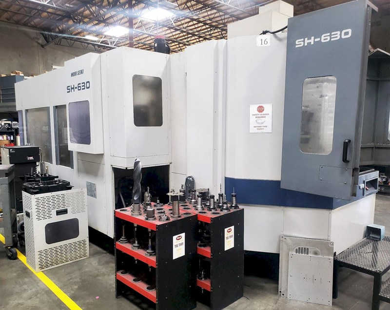 Mori Seiki SH-630 HMC 1998 With: Mori Seiki MSC-502 CNC Control, 120 ...