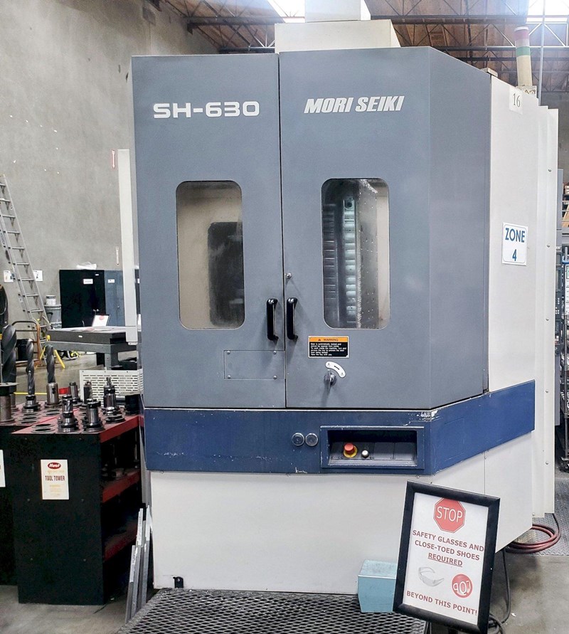 Mori Seiki SH-630 HMC 1998 With: Mori Seiki MSC-502 CNC Control, 120 ...