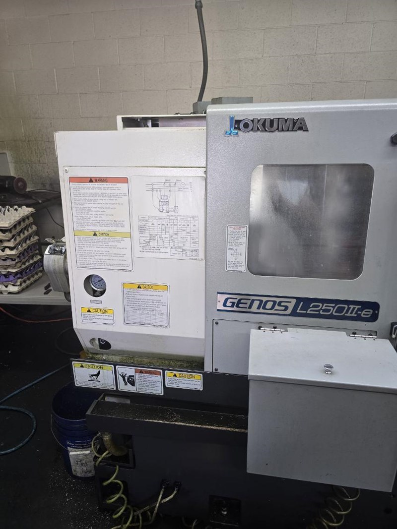Okuma Genos L250 CNC Turning Center 2018 equipped with OSP-P300 CNC ...