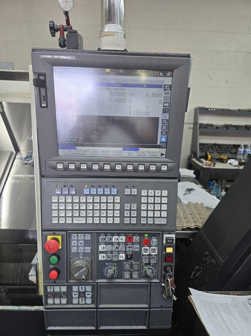 Okuma Genos L250 CNC Turning Center 2018 equipped with OSP-P300 CNC ...