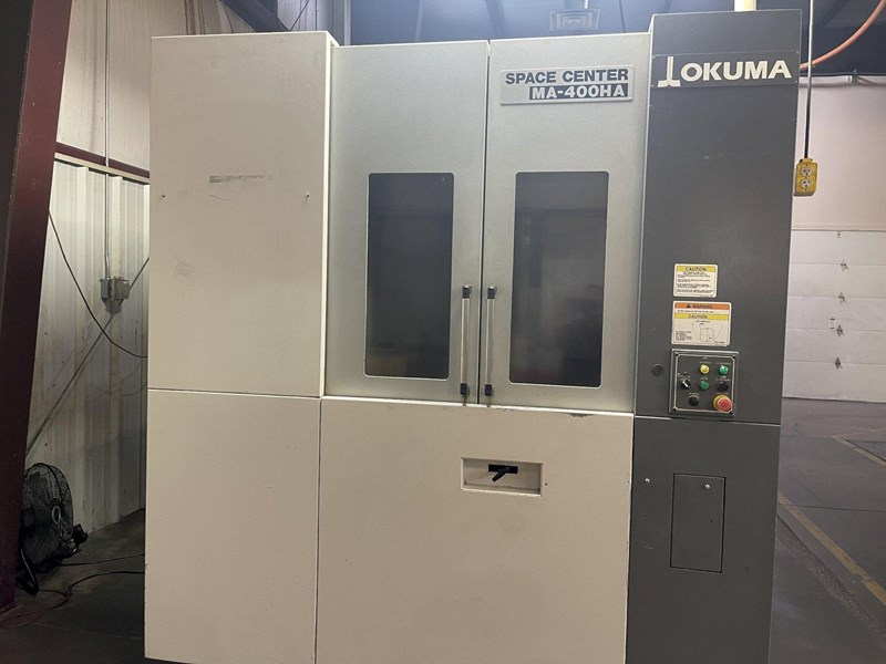 Okuma MA-400HA Horizontal Machining Space Center 2007 equipped with ...