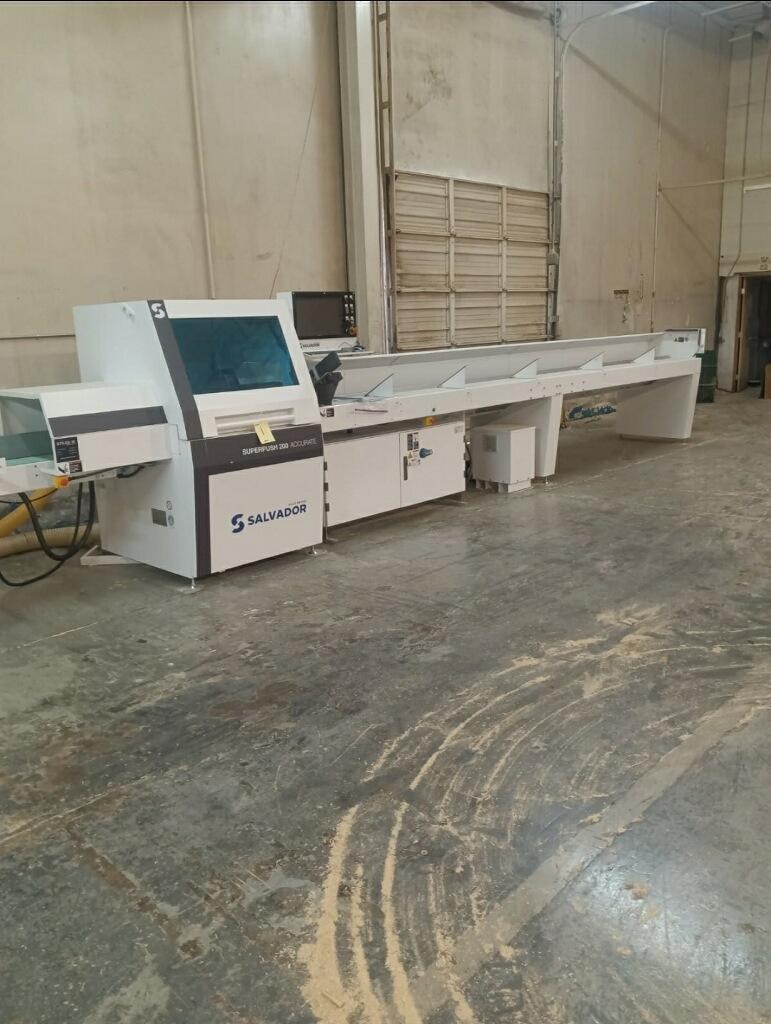 Salvador Superpush 200 Pusher chop saw, provides complete chop to ...