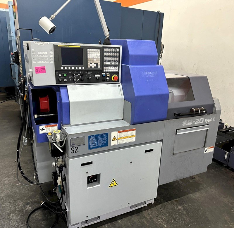 Star SB-20 Type E Swiss CNC Automatic Lathe equipped with Fanuc Oi-TD ...