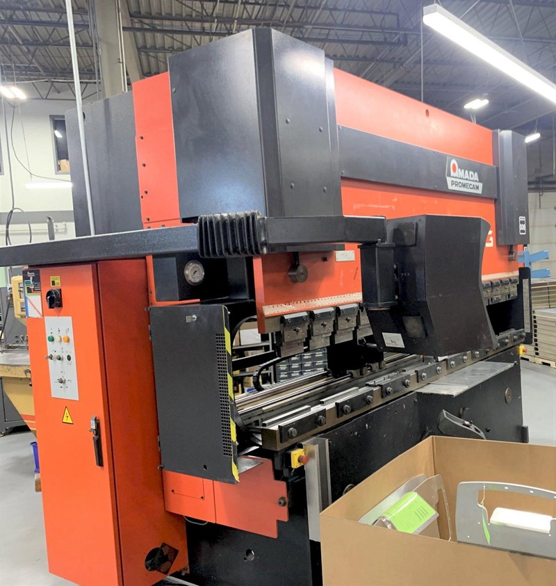 138-Ton x 10' Amada Model HFBO 125 6-Axis CNC Downacting Hydraulic ...