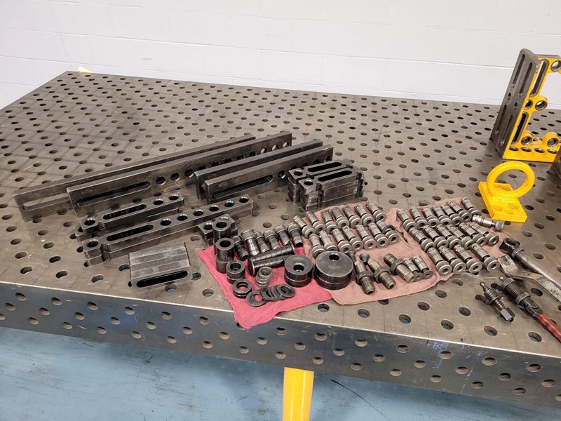 3000mm x 1500mm Demmeler Type 3D 1004 Welding Table with D28 Tooling ...