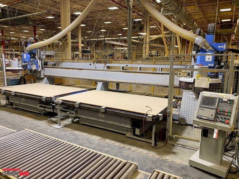 Heian Series HB32274 Model 2080090 Twin Spindle, Twin Table CNC Routing ...