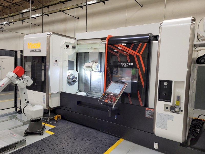 Mazak Integrex i-200W 60"/1500U CNC Turning Machine with Robojob ...