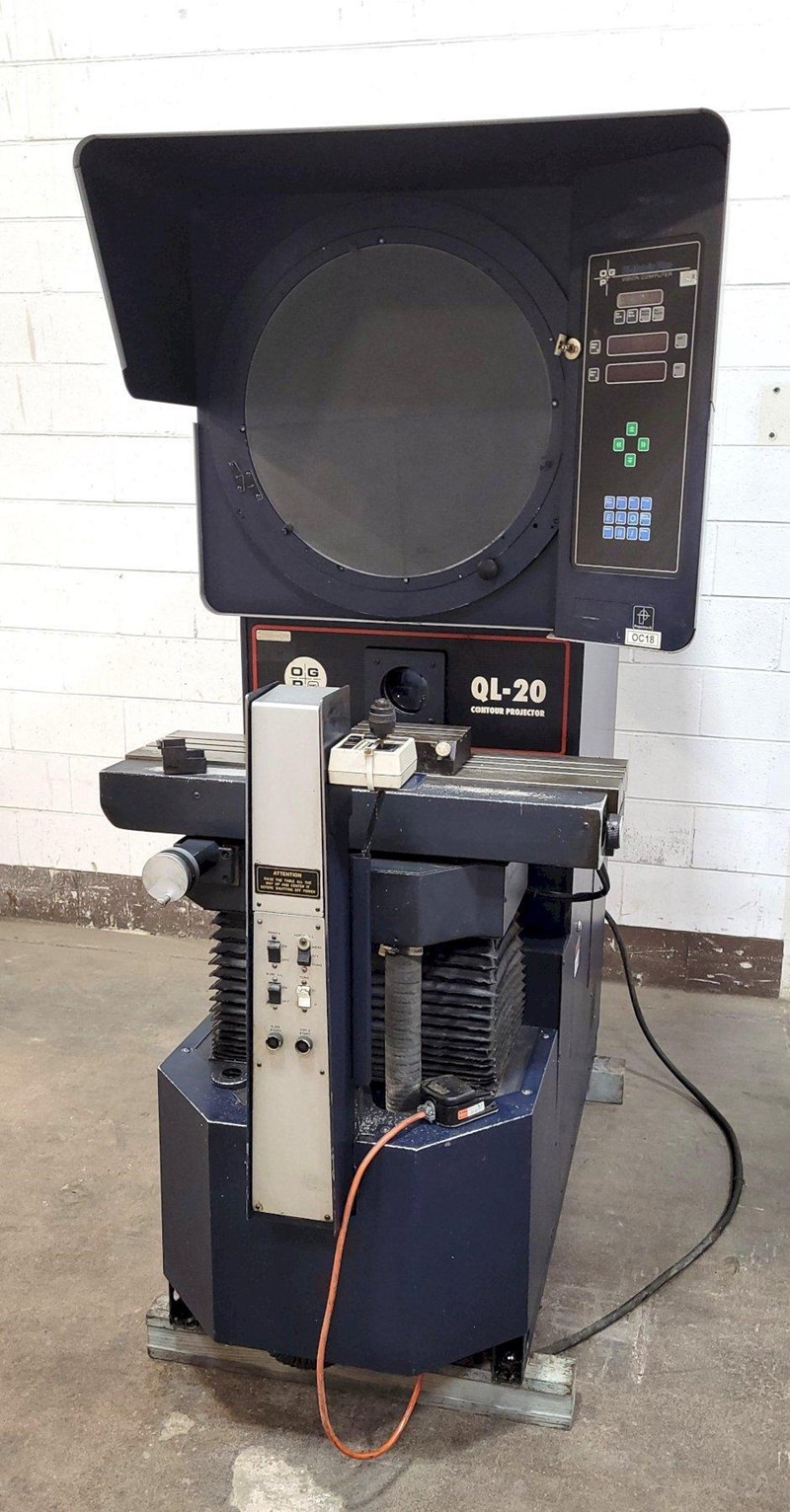 20” Optical Gaging Products (OGP) Model QL20 Contour Projection Optical ...