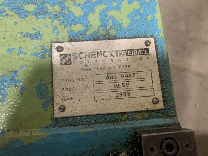 2,200 lb. Schenck Model HL5V Horizontal Balancing Machine | pressXchange