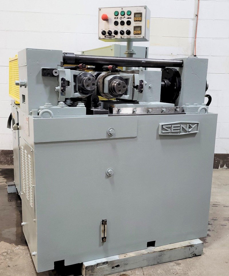 20-TON SENY 2-DIE MODEL D-65-H HORIZONTAL HYDRAULIC THREAD ROLLING ...