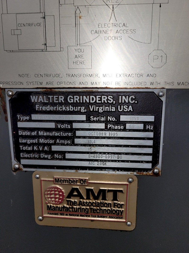 Walter Helitronic Power 400 5-Axis Universal CNC Tool & Cutter Grinder ...