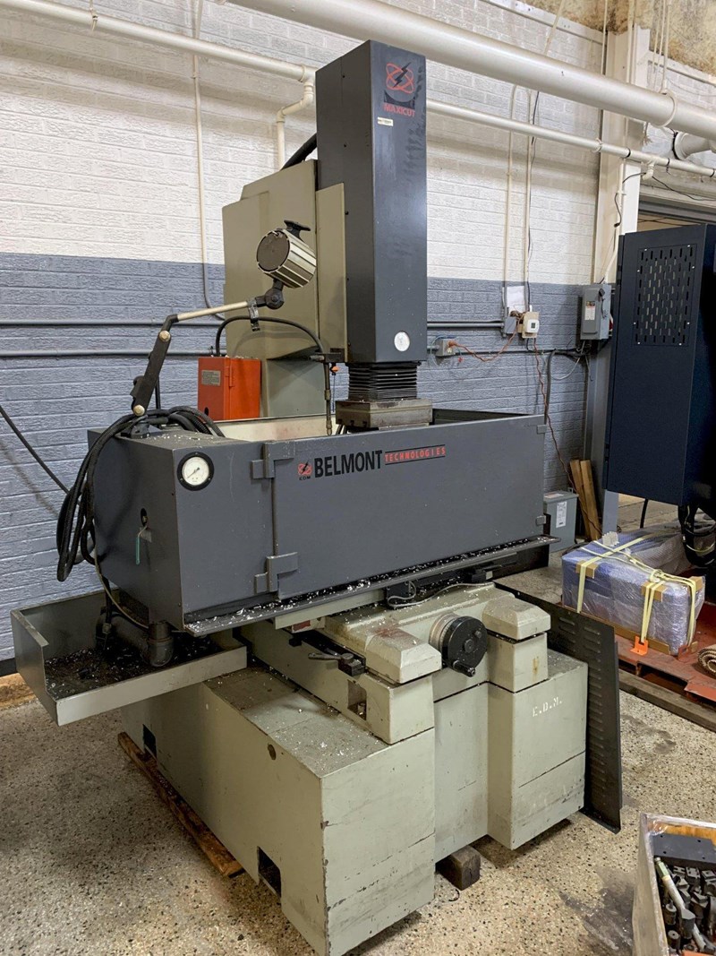 Belmont Maxicut 75 amp EDM Machine, s/n 97FB23604, with System 3R ...
