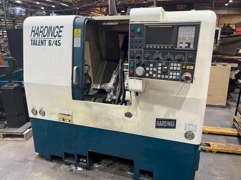 Hardinge Talent 6/45 CNC Turning Center with Live Tool and C-axis ...