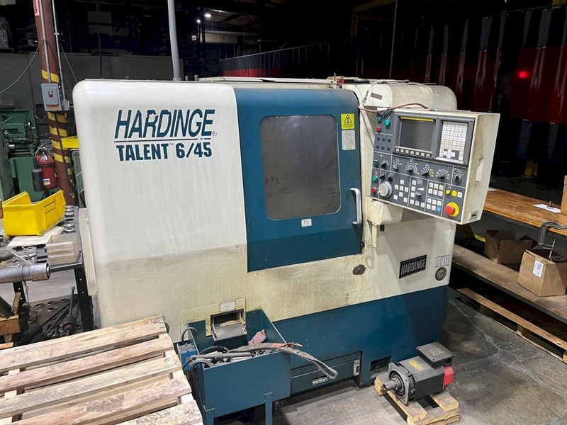 Hardinge Talent 6/45 CNC Turning Center with Live Tool and C-axis ...