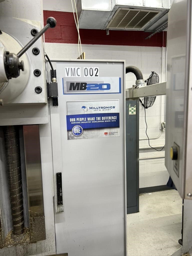 Milltronics Model MB20 3-Axis cnc Vertical Bed Mill, New 2015 ...