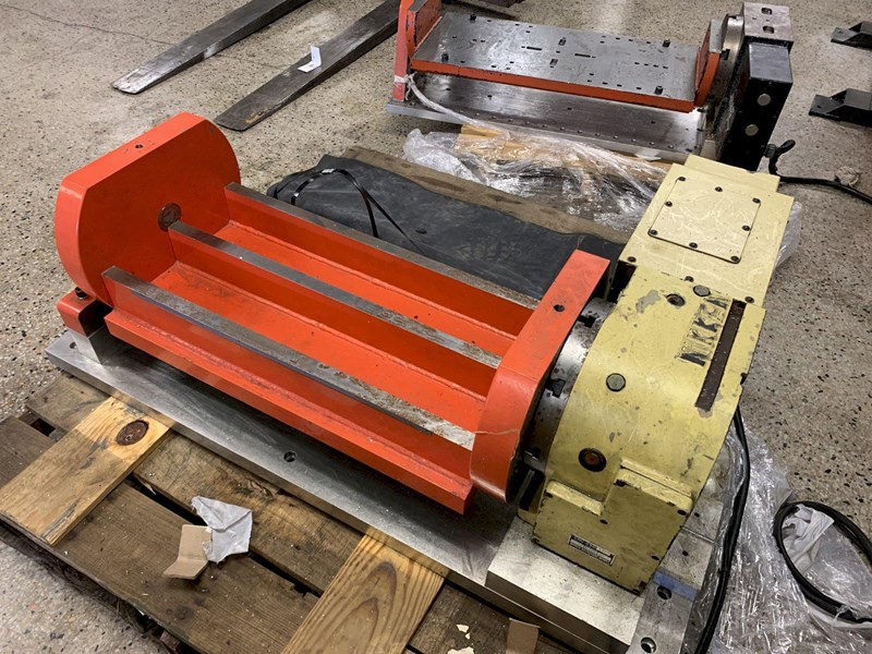 NIKKEN 10" Rotary Table with Haas Brushless Control and Trunnion ...