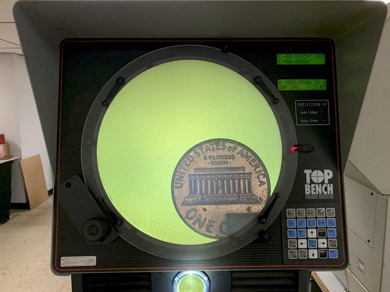 14" OGP Top Bench Optical Comparator and Measuring Machine, New 1995 ...