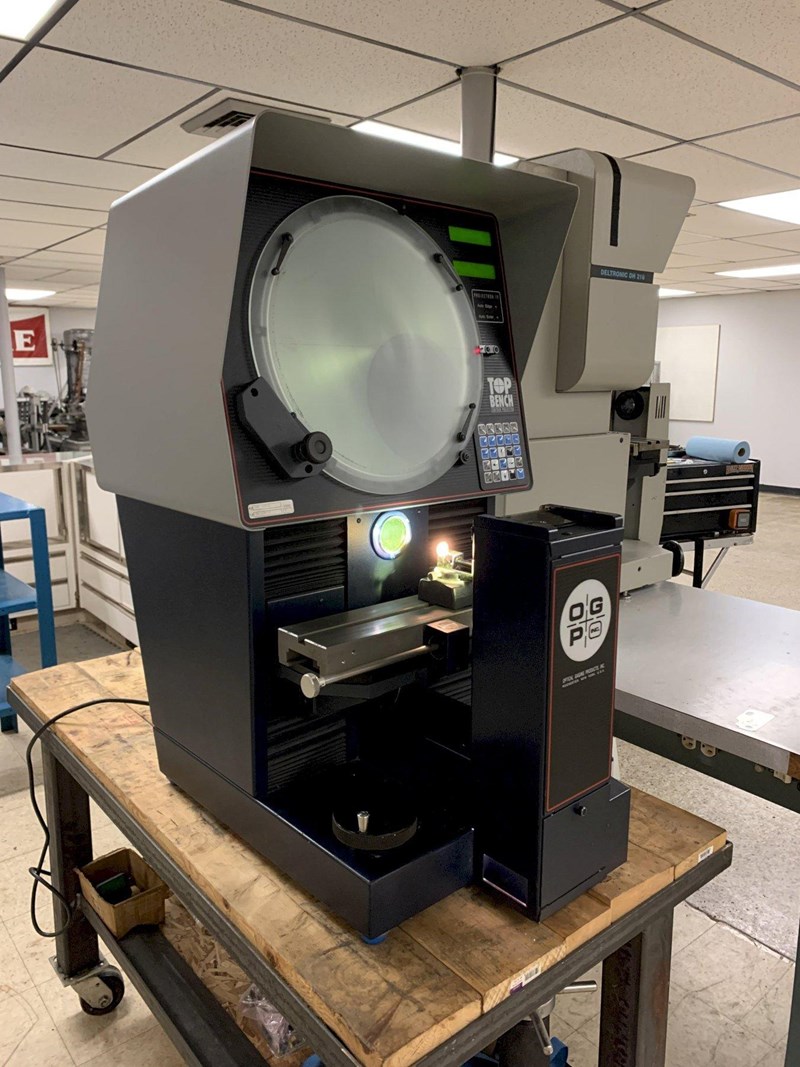 14" OGP Top Bench Optical Comparator and Measuring Machine, New 1995 ...