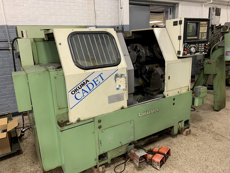 Okuma Cadet LNC-8 Turning Center with IGG and 10" Chuck, S/N C496 ...