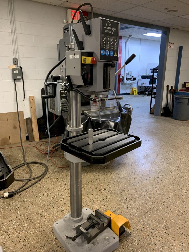 20" Solberga Model SE-2025 Floor Model Geared Head Drill Press, S/N ...