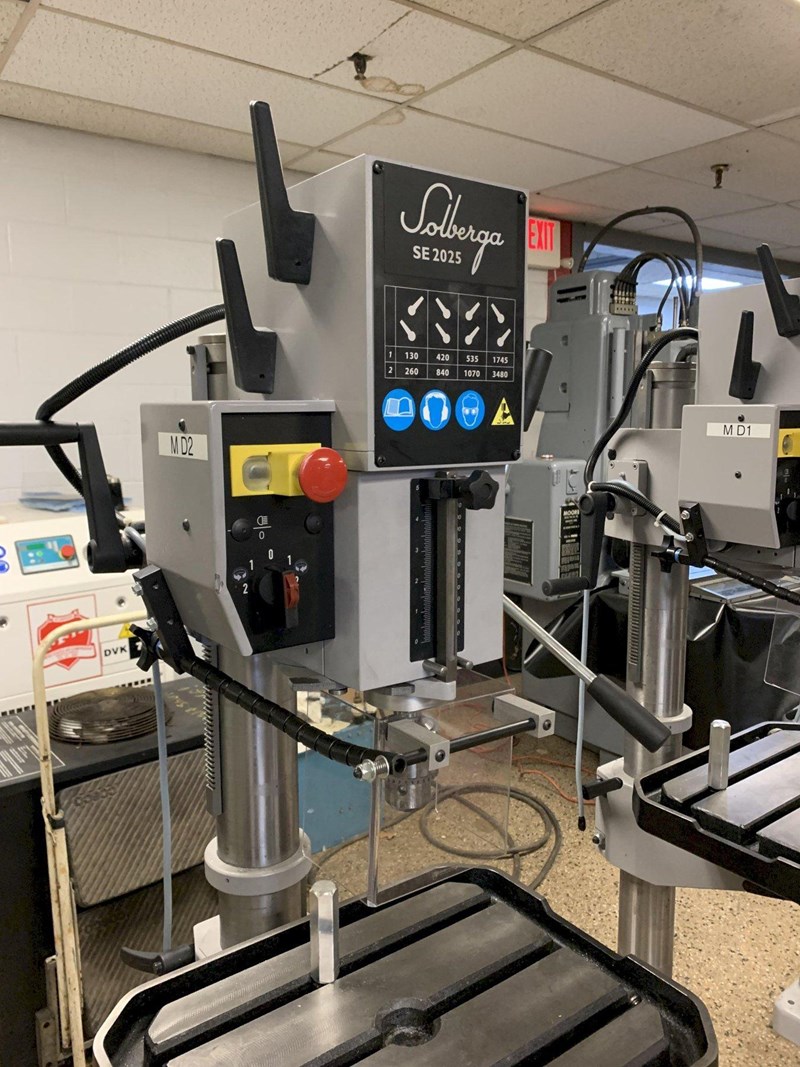 20" Solberga Model SE-2025 Floor Model Geared Head Drill Press, S/N ...