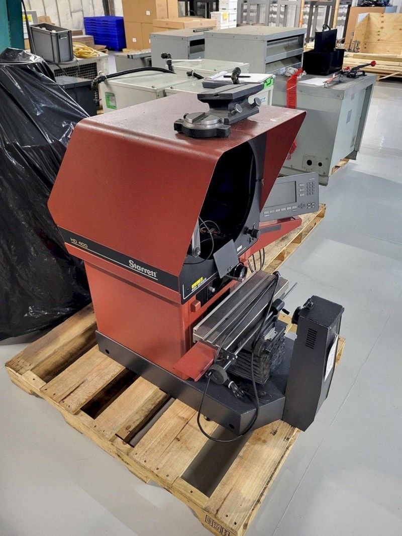 16" STARRETT Model HD400 Bench Top Optical Comparator, S/N 20573 ...