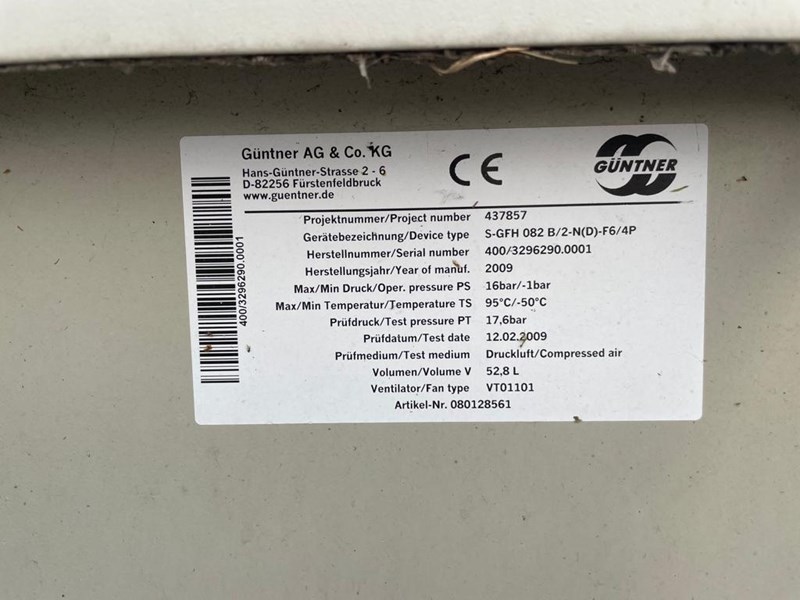 Chiller Güntner AG S-GFH 082 | pressXchange