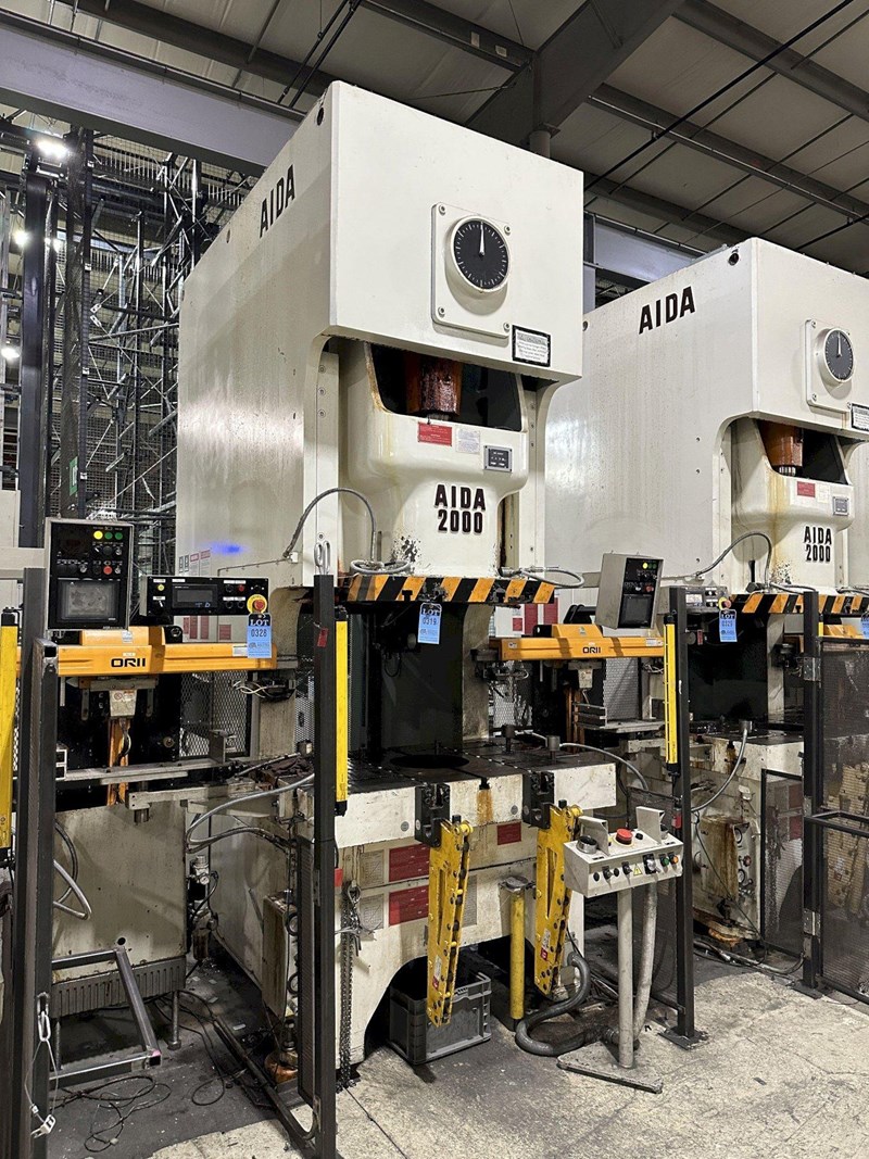 220 AIDA GAP FRAME PUNCH PRESS | pressXchange