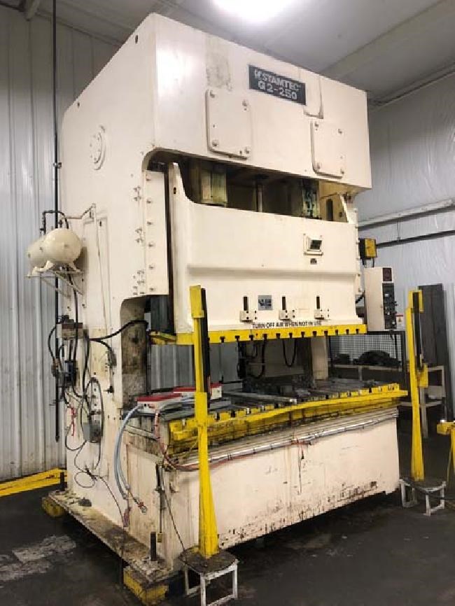 250 TON STAMTEC DOUBLE CRANK GAP FRAME PRESS | pressXchange