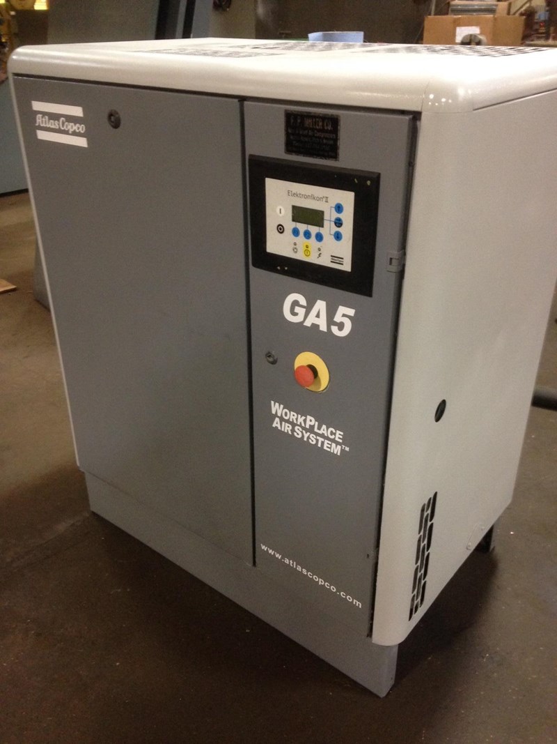 Atlas Copco 7.5 Hp 2006 GA5 Rotary Screw Air Compressor | pressXchange