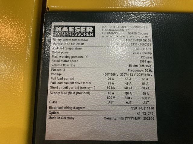 New Kaeser SK 20 AirCenter | pressXchange