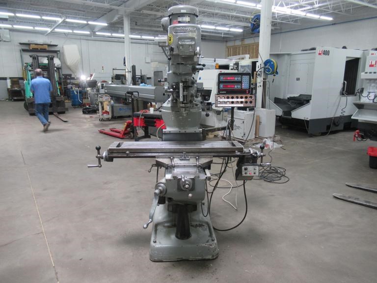 Bridgeport Series I Vertical Mill, Variable Speed, Acu-Rite 2-Axis DRO ...