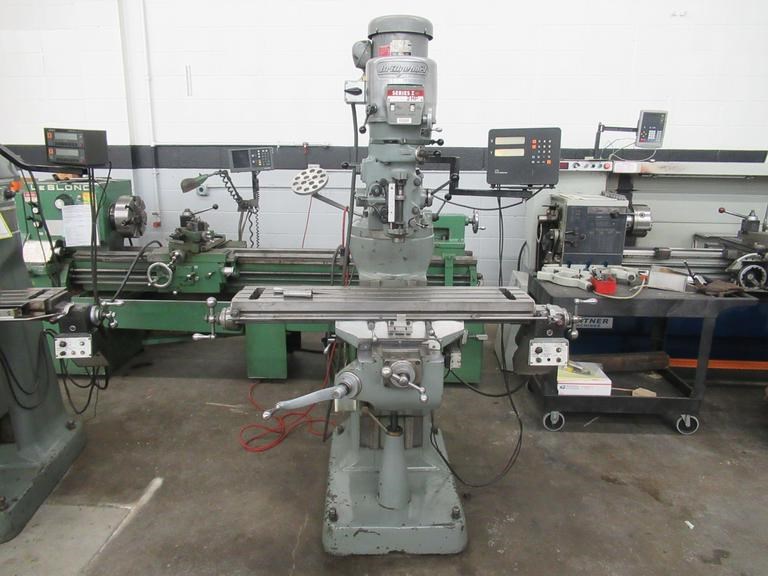 Bridgeport Series 1 2HP Vertical Milling Machine, Heidenhain 2-Axis ...