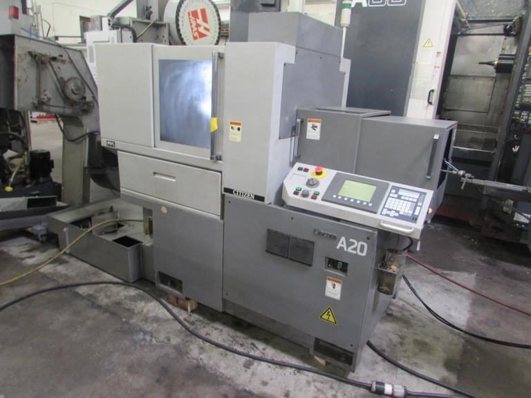 Citizen A20 VI CNC Single Spindle Swiss Screw Machine with Edge C-320 ...