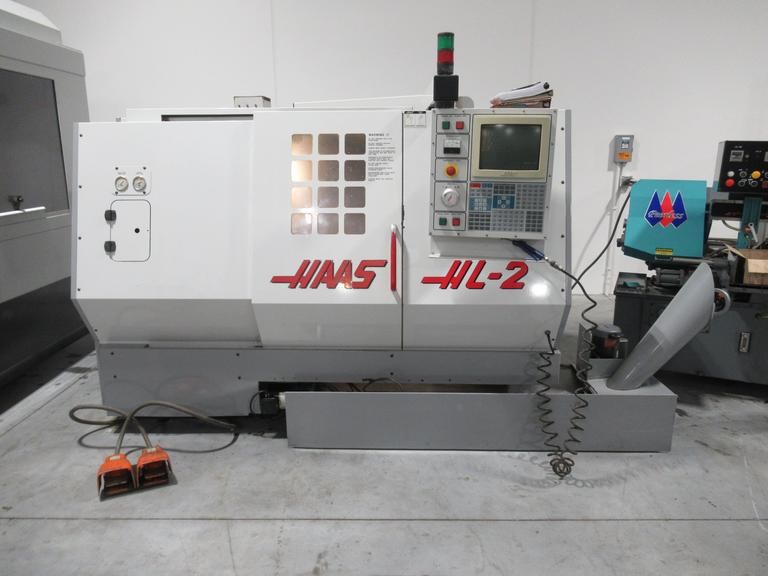 Haas HL-2 CNC Lathe Turning Center, 5C Closer, Programmable Tailstock ...