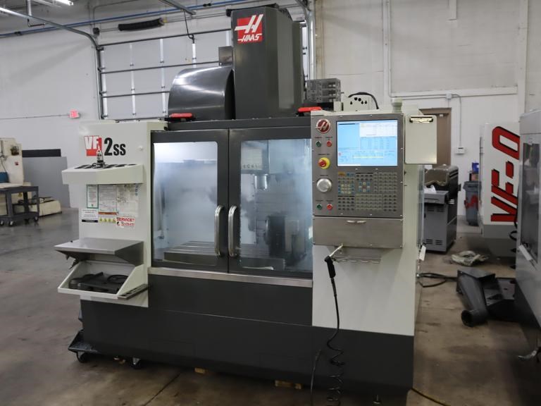 Haas VF-2SS 4-Axis CNC Vertical Machining Center, MainCon CNC Control ...