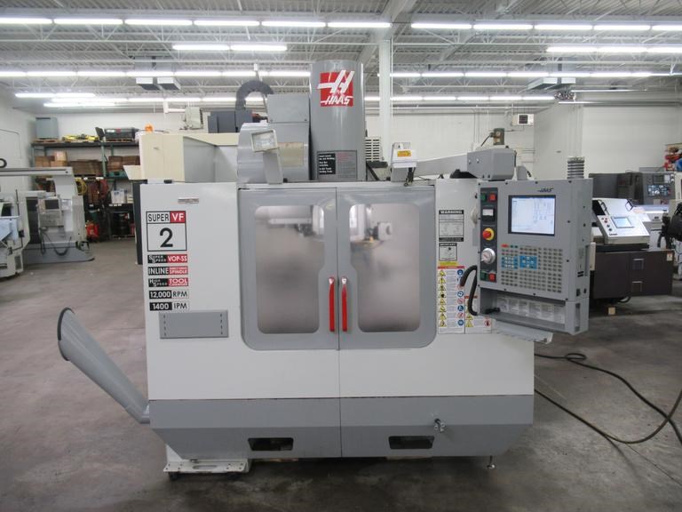 Haas VF-2SS CNC Vertical Machining Center with Side Mount Tool Changer ...