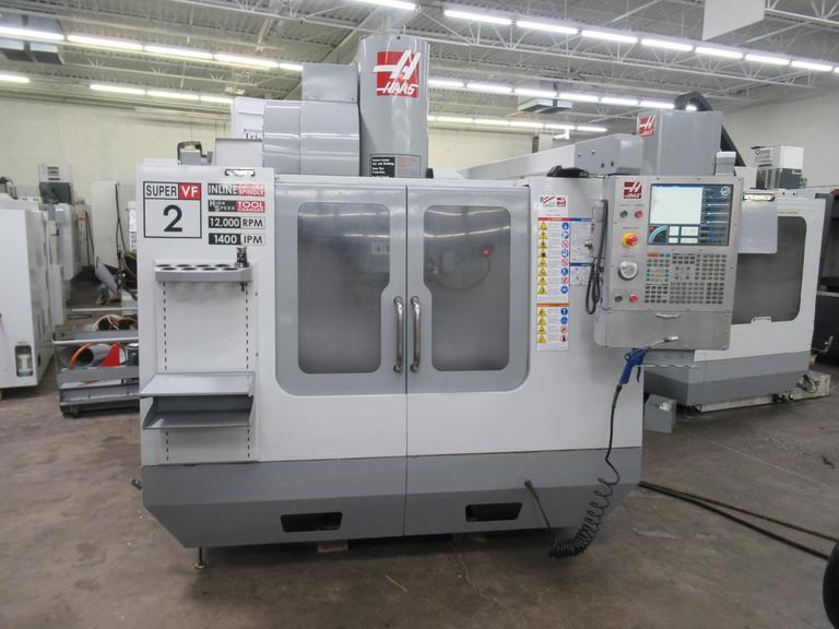 Haas VF-2SS CNC Vertical Machining Center with 4th Axis Brushless Drive ...