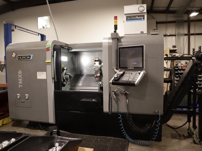 Hurco TMX-8i CNC Lathe with Renishaw Tool Presetter, Parts Catcher ...