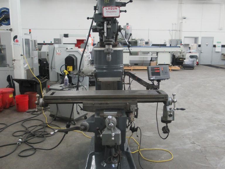 Lagun FTV-2 Vertical Milling Machine w/Heidenhain 2-Axis Digital ...
