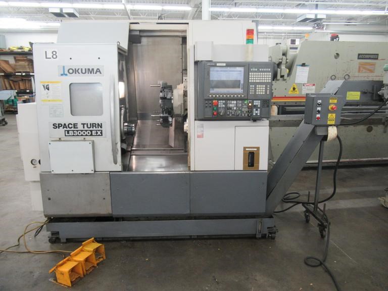 Okuma Spaceturn LB3000EX-MY C450 Big Bore CNC Turning Center with Live ...